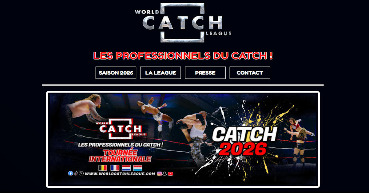 World Catch League - Le show de catch n°1 en Belgique